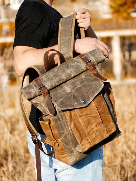 Canvas Backpack For Men