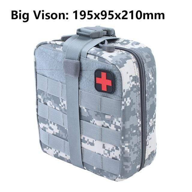 Compact Tactical First Aid Pouch - MOLLE Medical Kit Bag – Survival ...