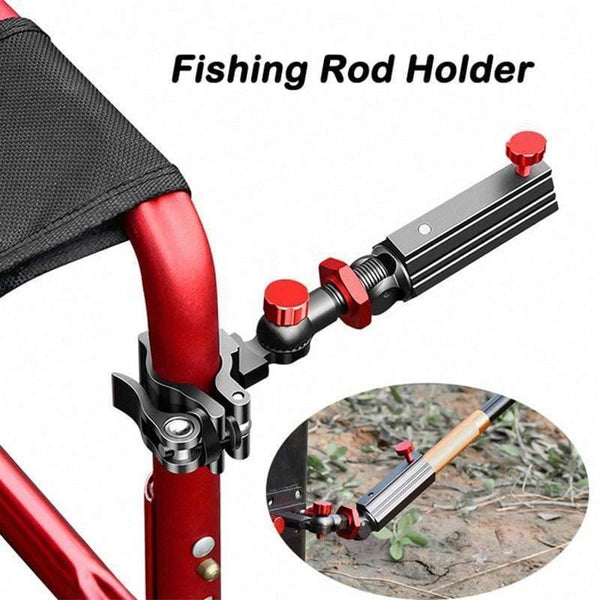 Adjustable Chair Fishing Rod Holder - Portable Rod Rack – Survival ...