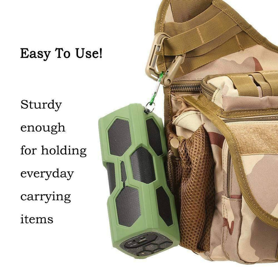 10-Pack D-Ring Locking Clips for Molle Webbing - Tactical Survival Gear ...